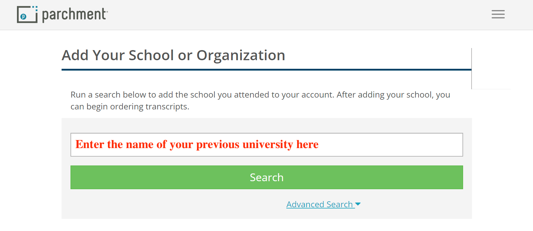 A step by step guide on how to order and send official transcripts ...