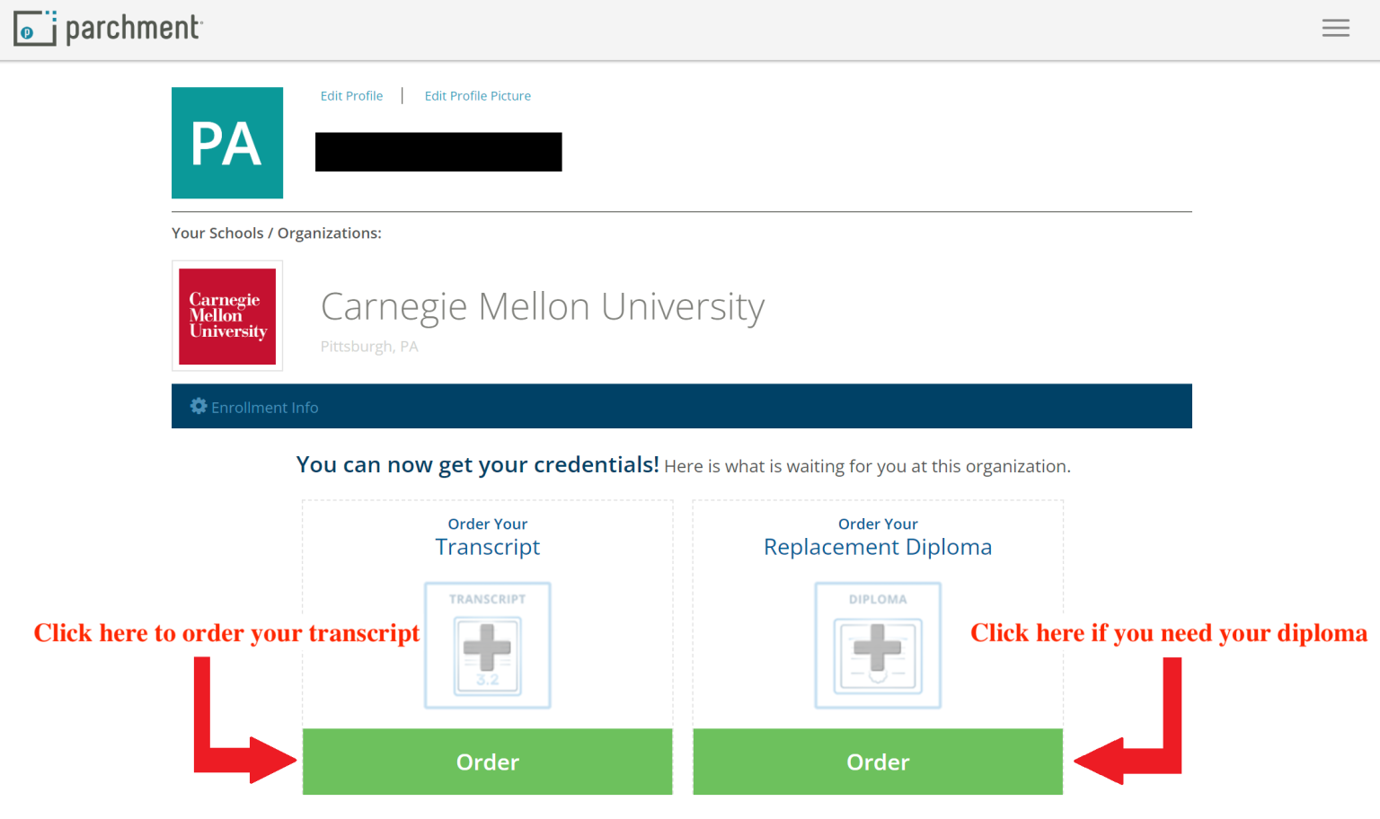 A step by step guide on how to order and send official transcripts ...